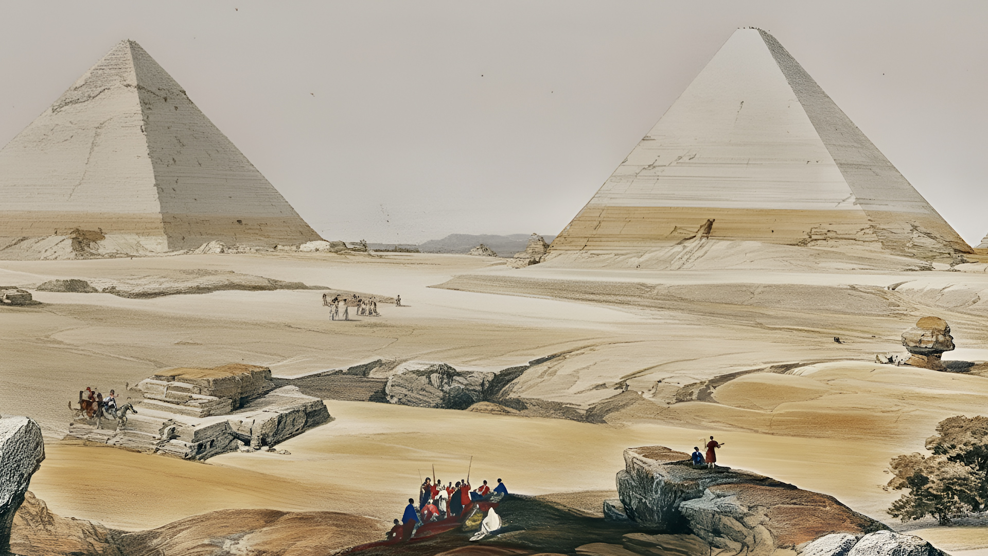 How the Great Pyramid was aligned with true north