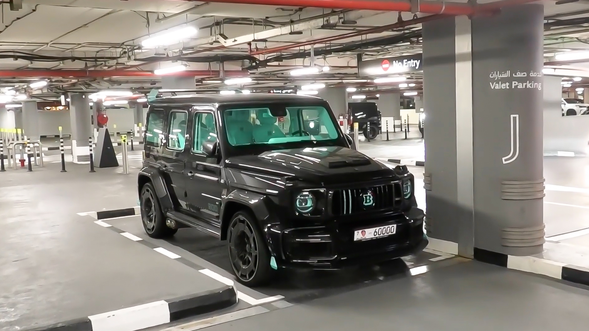 $470,000 Brabus G-Wagon at Dubai valet parking