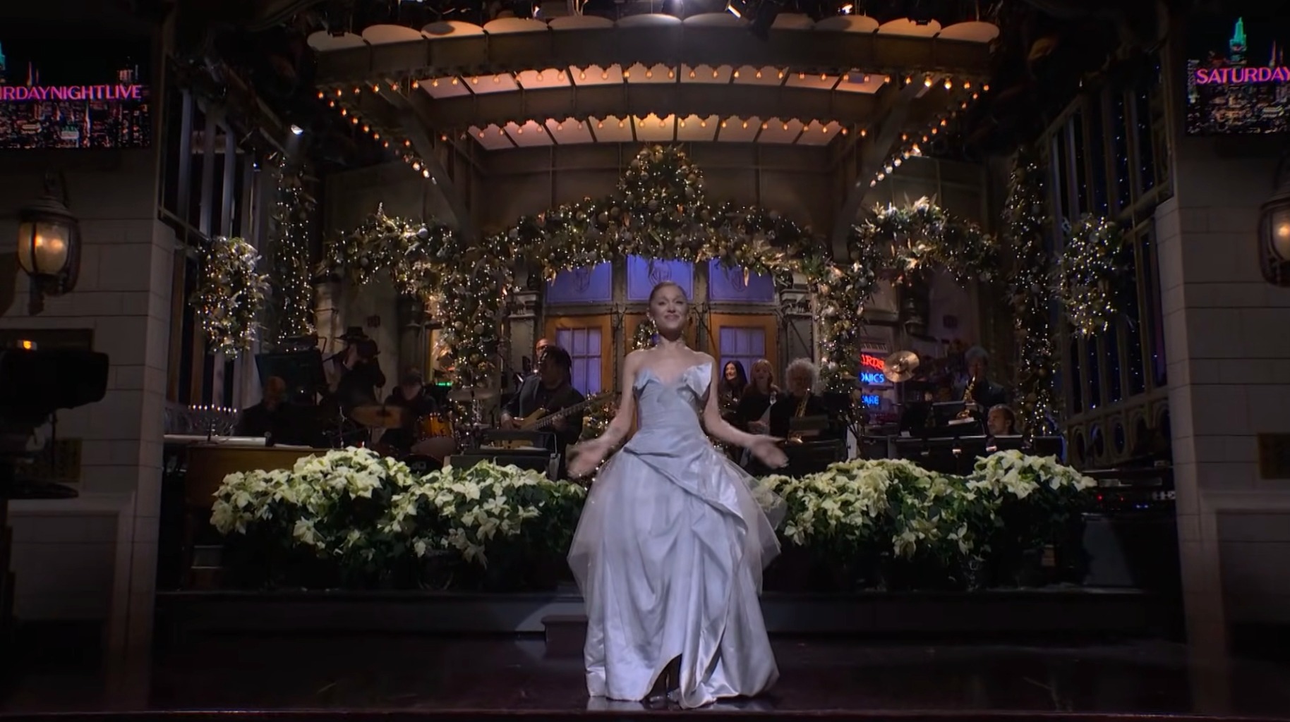 Ariana Grande dazzles in archival Vivienne Westwood gown to host ...