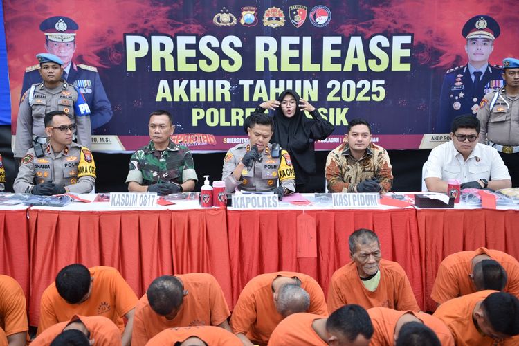 Gresik hadapi darurat narkoba setahun, ringkus 204 tersangka