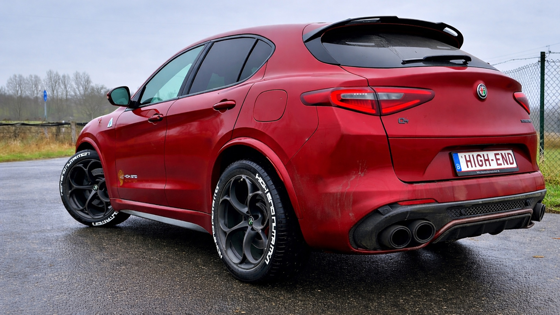 Tuned Alfa Romeo Stelvio QV hits 270 on Autobahn
