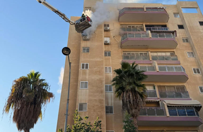 Firefighters rescue six, including infant, from apartment fire in Beersheba