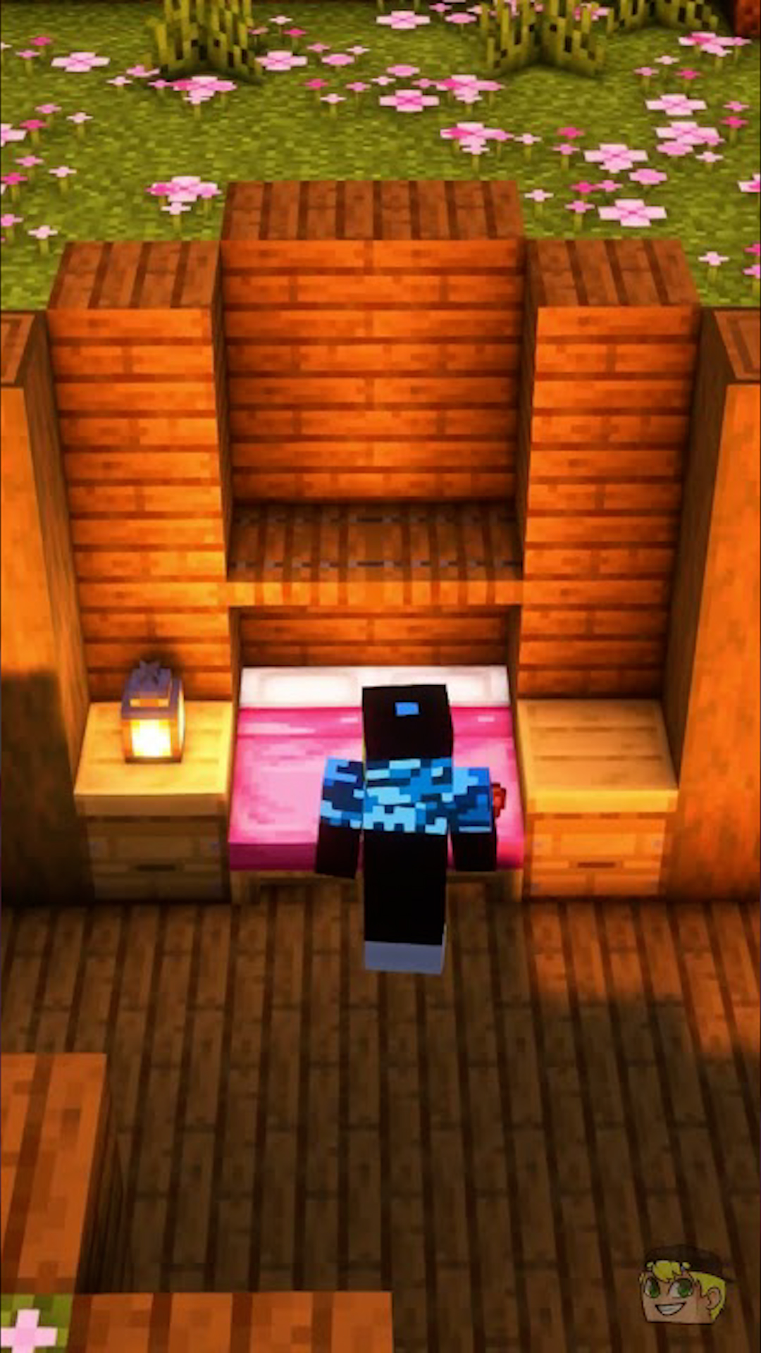 How to build a heart base in Minecraft