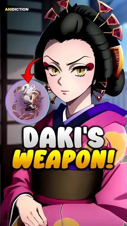 How powerful is Daki’s demonic weapon? #shorts #daki #demonslayer