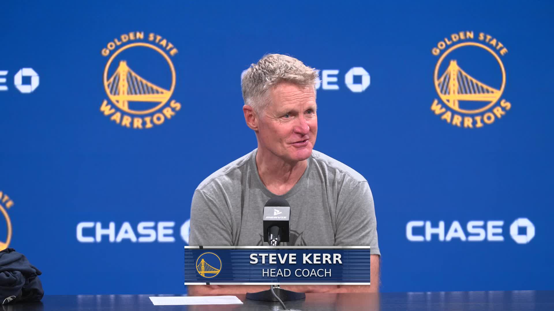 GSW 119, PHX 116: Warriors coach Steve Kerr postgame media availability