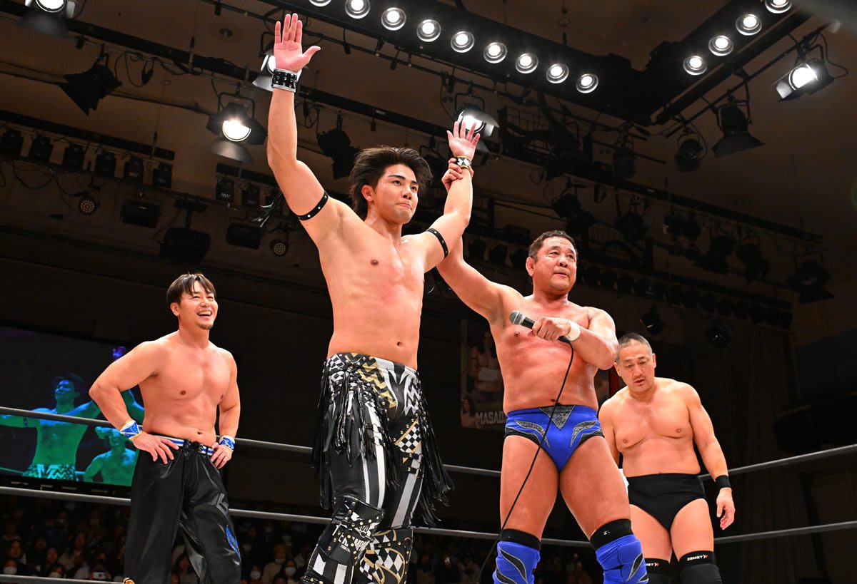 【DDT】武知海青が永田裕志とタッグ激突 「1・4ドーム、頑張ってこいよ」とエール