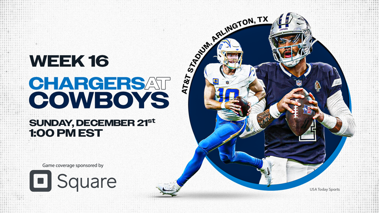 What TV channel is Chargers vs. Cowboys on today? Time, TV schedule