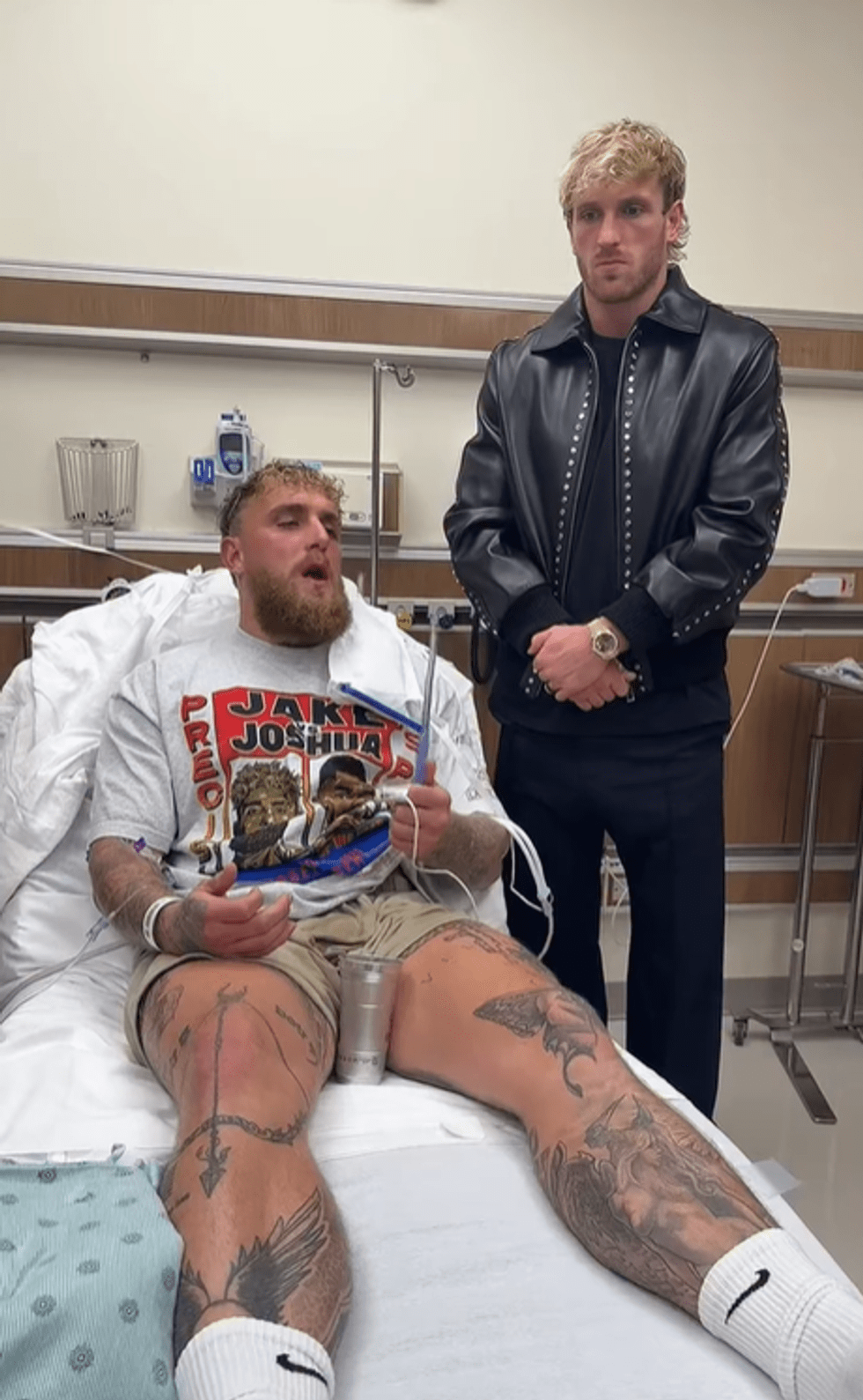 Anthony Joshua apologises to Jake Paul’s family after American revealed ...