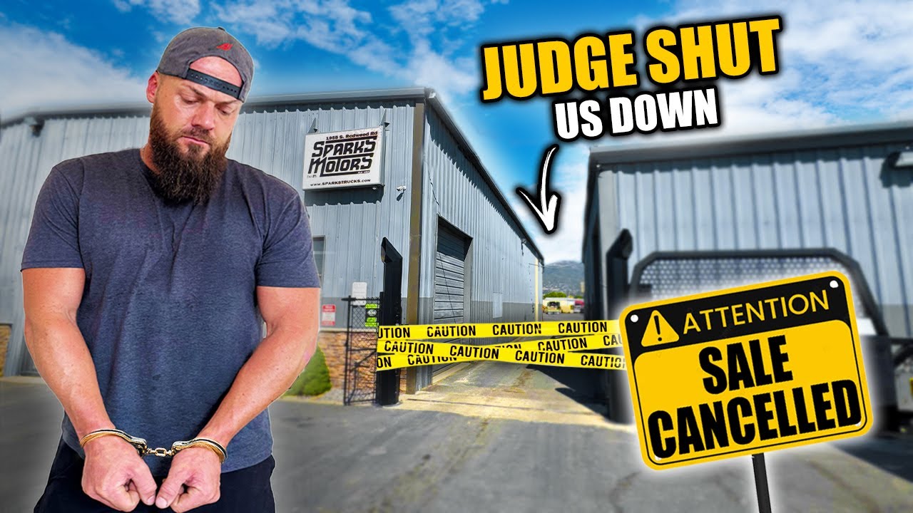 A federal judge halts a massive garage sale in progress