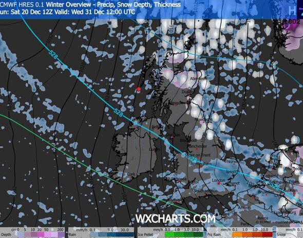 UK snow maps show 5-day blizzards blanketing Britain in days with -14C ...
