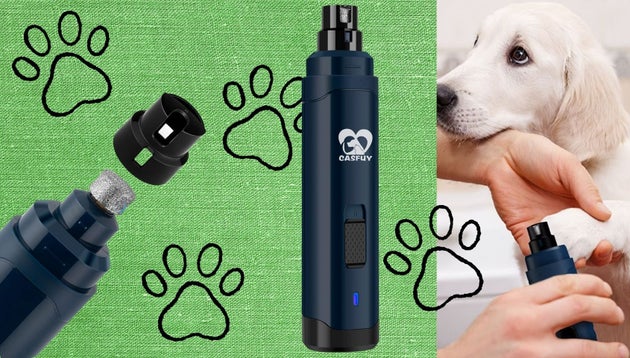 Reviewers are obsessed with this electric nail file for their anxious pets