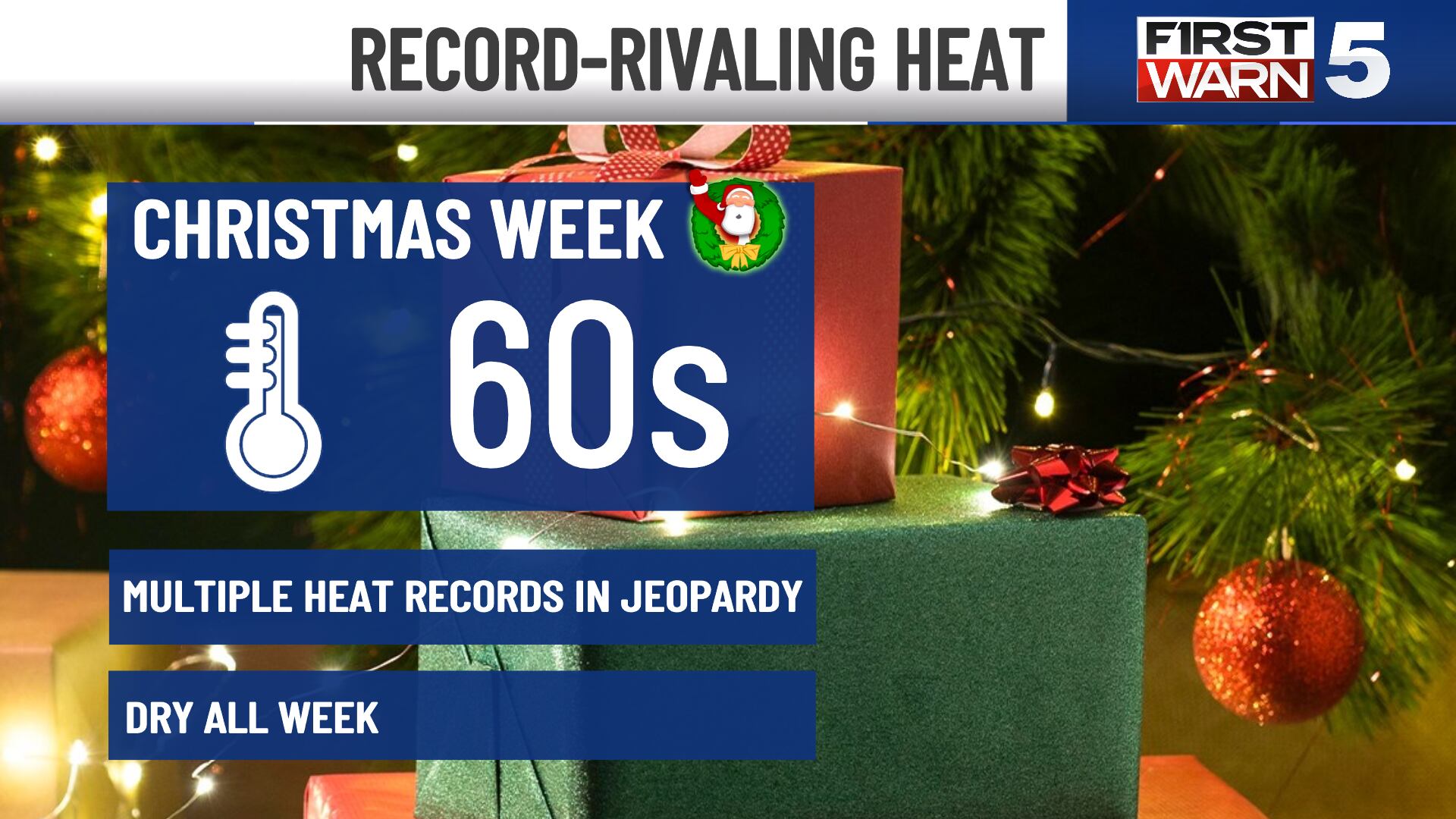 First Warn forecast: Winter season starts today, spring-like warm up to ...