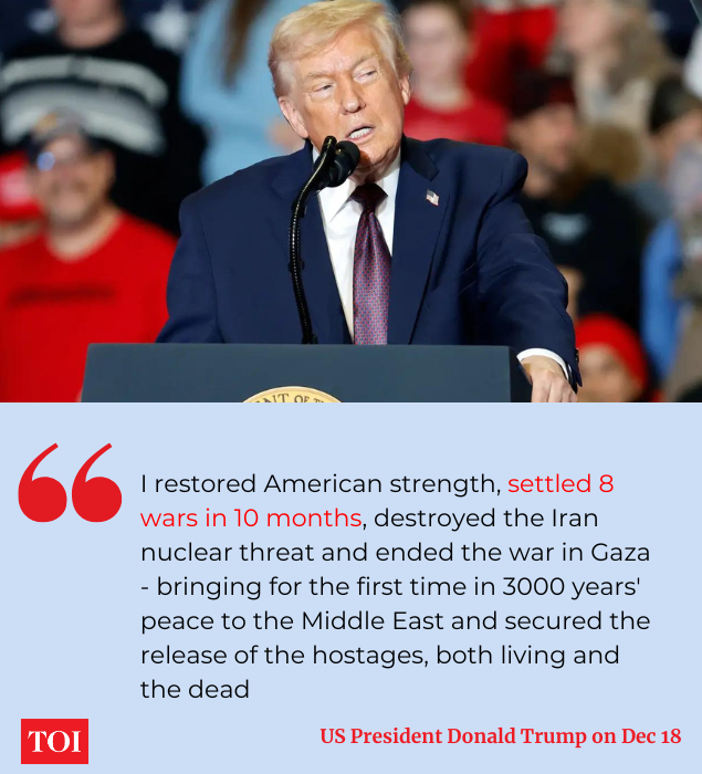 President of peace? Decoding Trump’s ‘eight wars ended’ claim