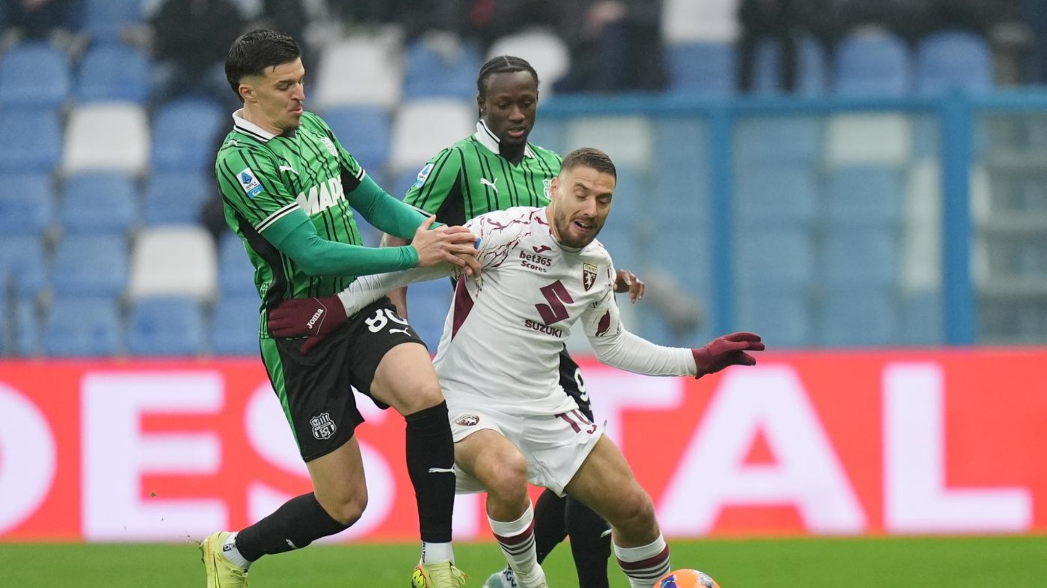 Serie A Fine primo tempo, Sassuolo-Torino 0-1