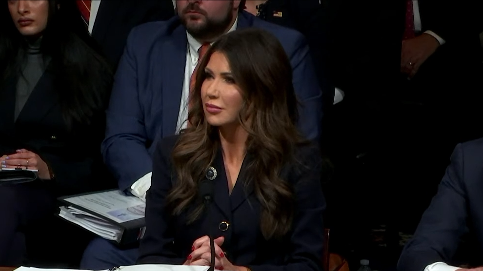 'I'm going to make sure of that': Kristi Noem sits in silence as ...