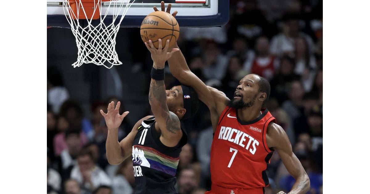 Durant scores 31, Sheppard's 11-point flurry helps Rockets end Nuggets ...