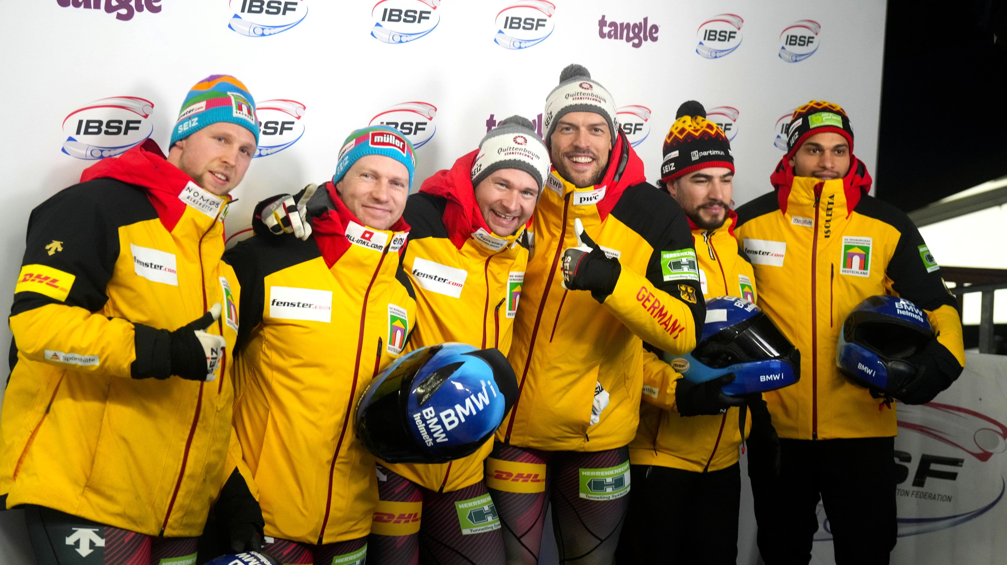 Kampfansage von Lochner an Friedrich im Zweierbob