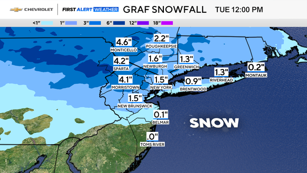 Snow is heading to NYC before Christmas. Tri-State Area map shows how ...