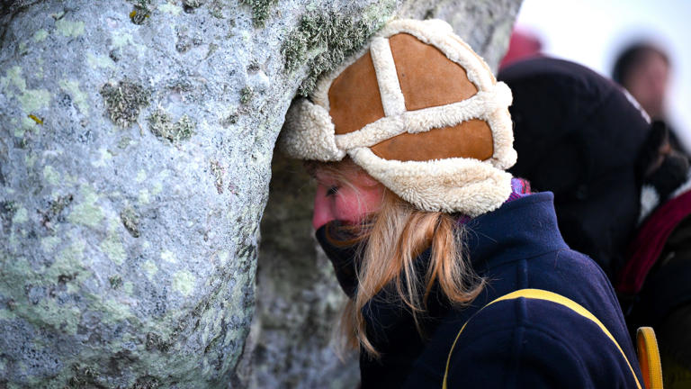 In pictures: Druids descend on Stonehenge to mark winter solstice