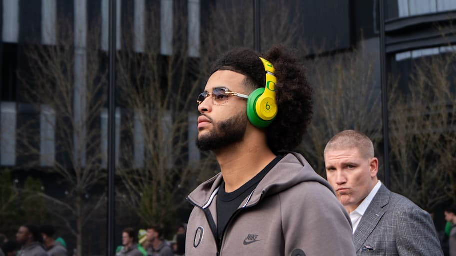 Oregon fans will love what Dante Moore said about getting injured ...