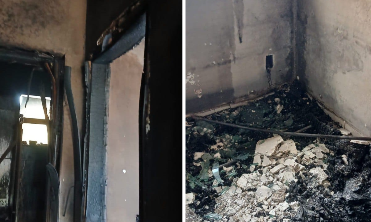 Grande BH: faíscas de ventilador causam incêndio e destroem quarto