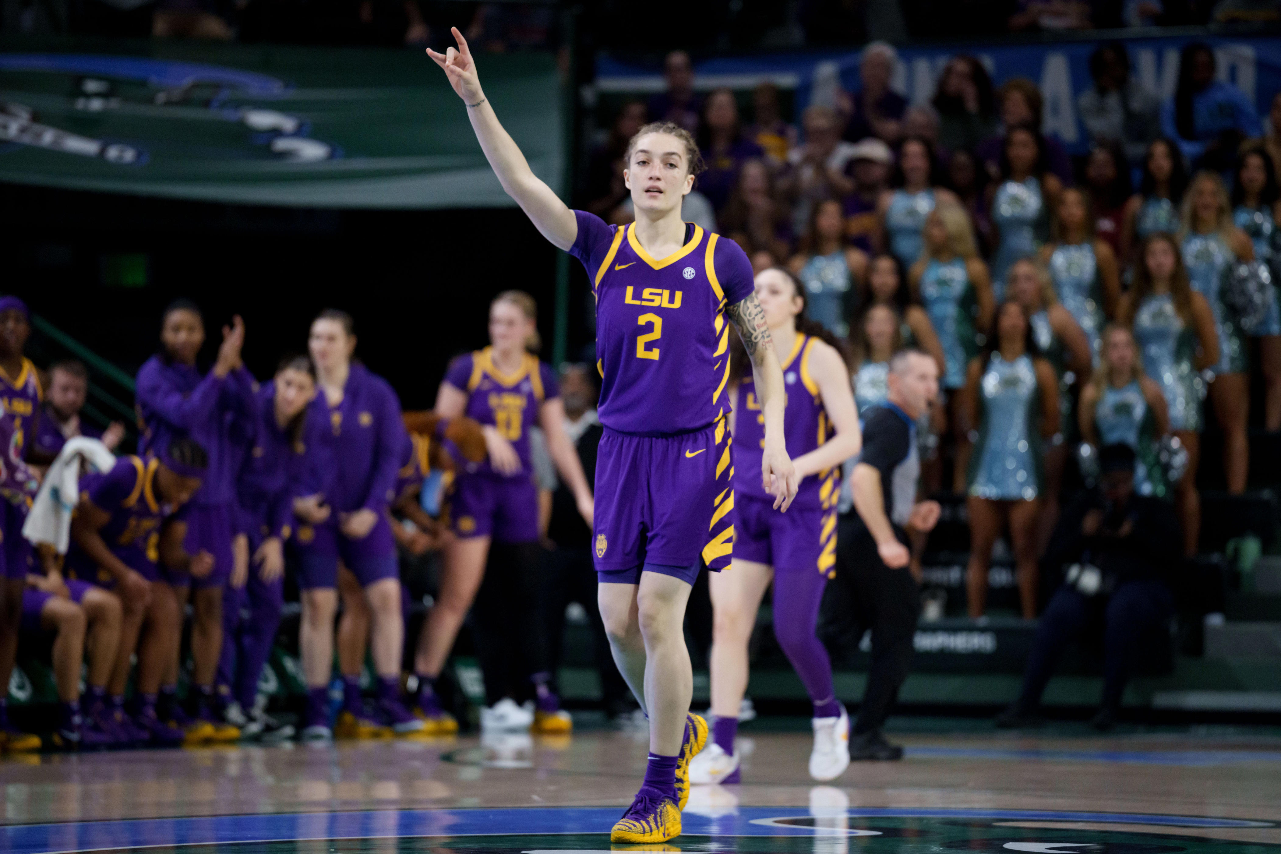 LSU women's basketball throttles UT-Arlington, moves to 12-0