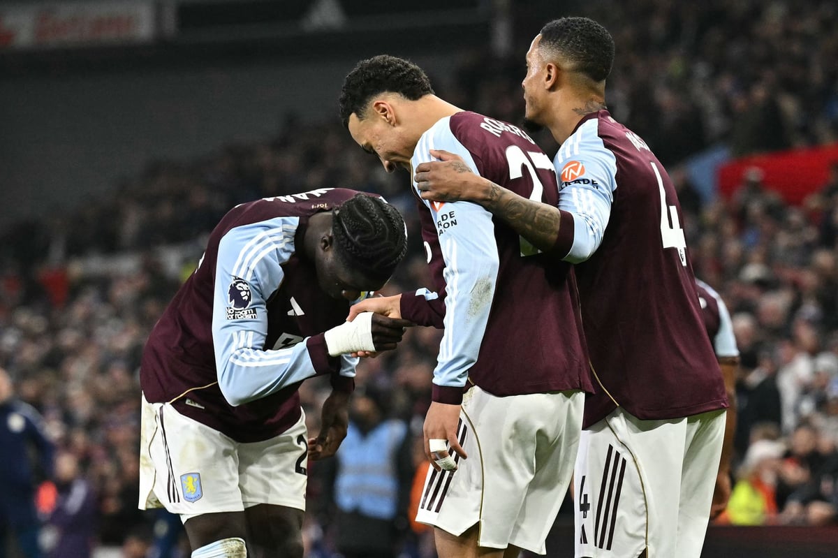 Aston Villa 2-1 Man Utd: Rogers brace sinks Red Devils - Live