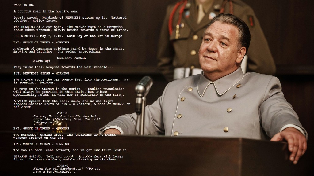 'Nuremberg': Read the screenplay for the post-WWII drama from James ...