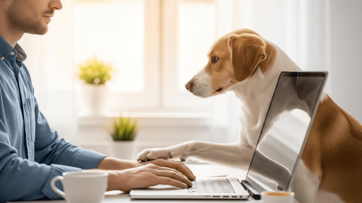 The emotional meaning behind your dog putting their paw on you