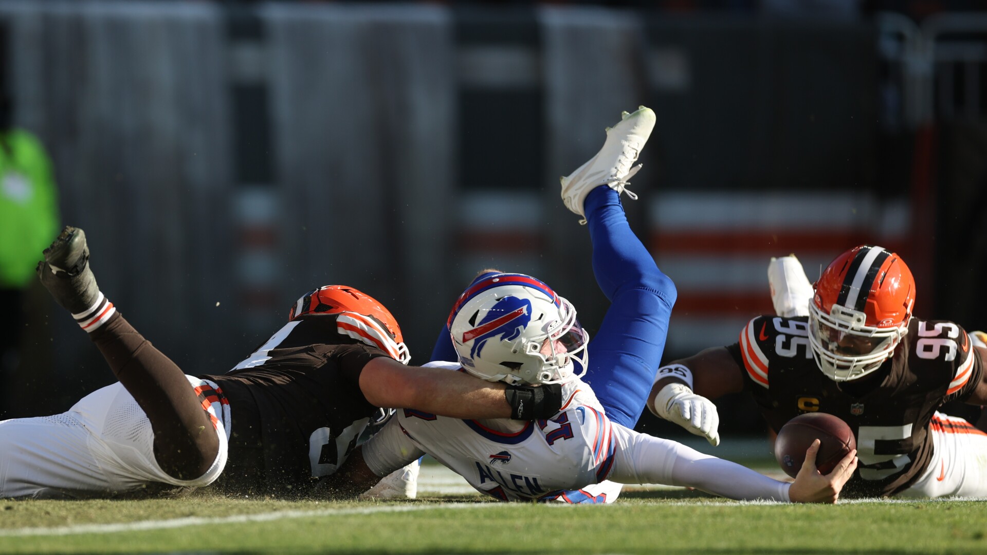 On wild second-quarter play, Josh Allen was deemed to have given himself up