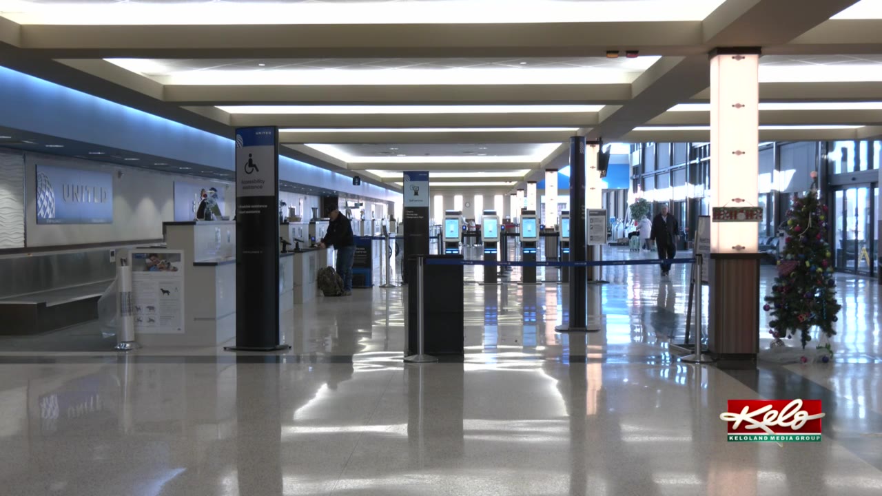 Sioux Falls airport less busy than usual, travelers say