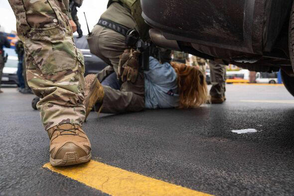ICE agents patrol Walmart and Sam's Club in Chicago