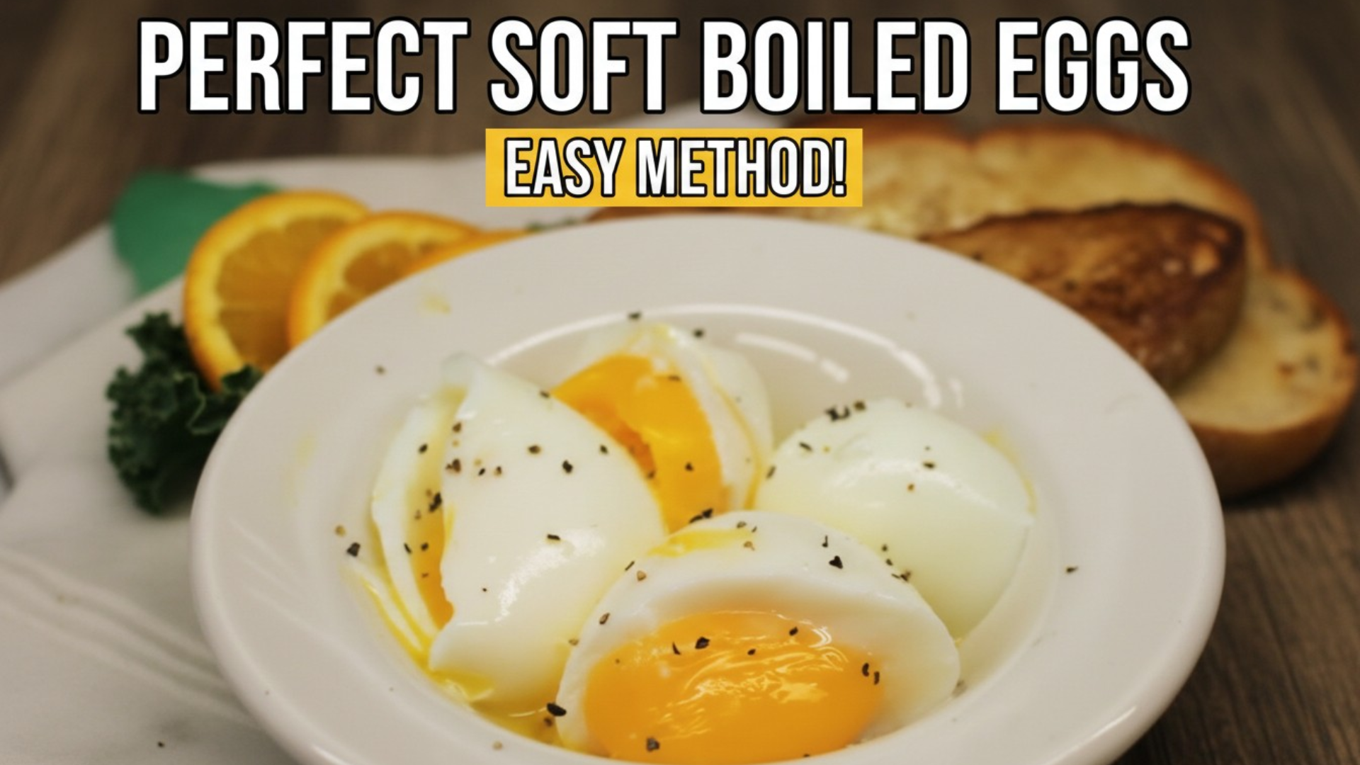 Master the art of making soft boiled eggs