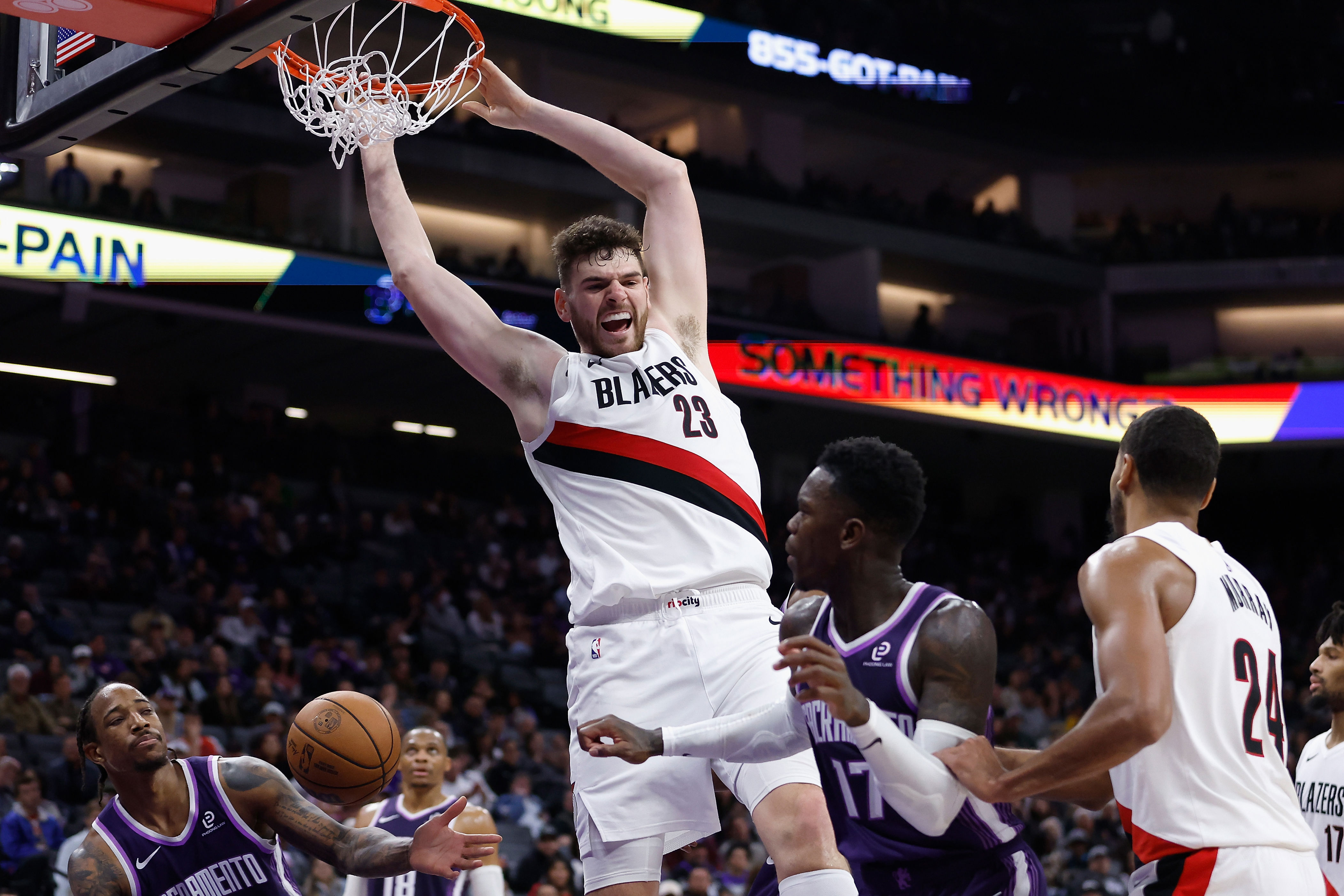 Donovan Clingan shines for the Blazers this week