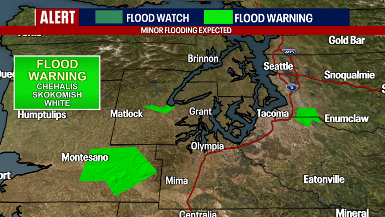 Seattle weather: Occasional rain for Christmas week