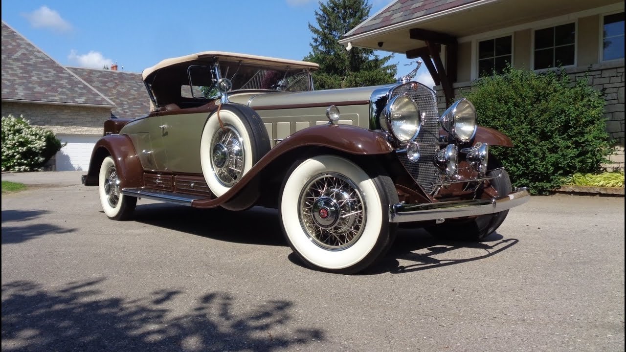 A rare rumble seat on a 1930 Cadillac
