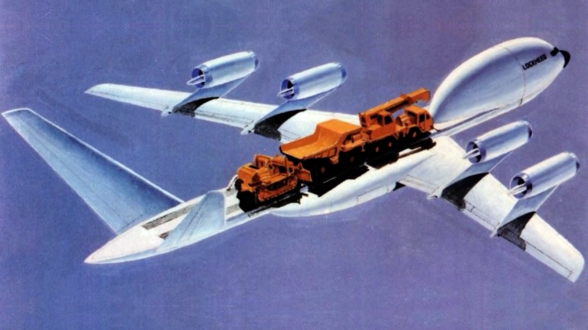 The Lockheed flatbed cargo plane explained