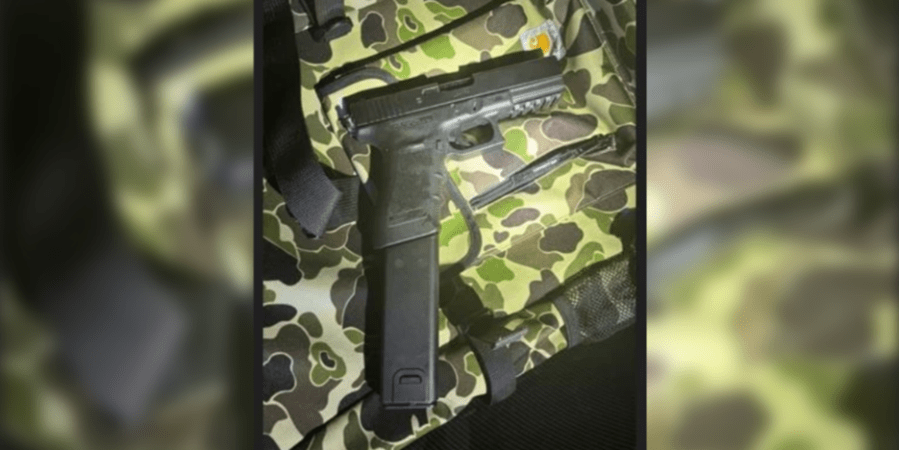 Washington fugitive arrested in Fairview, handgun with extended ...