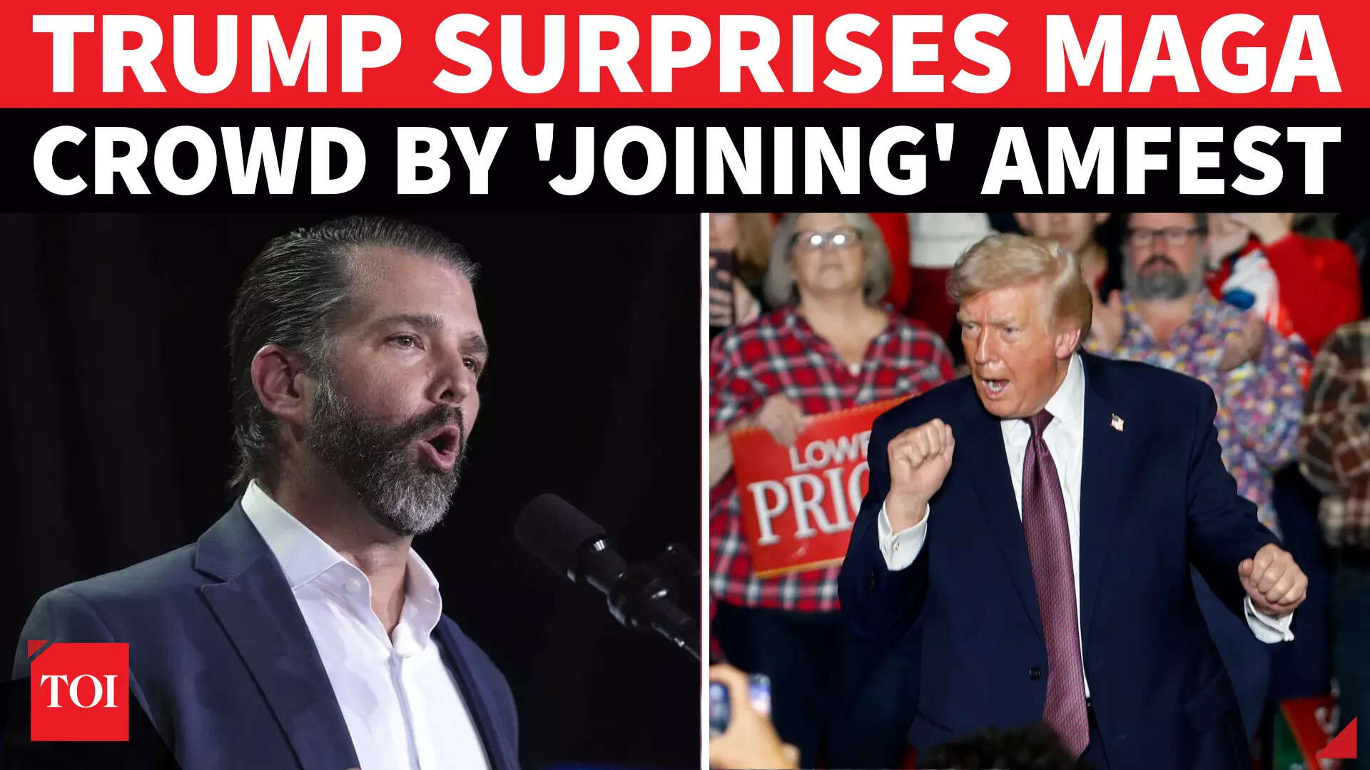 Trump electrifies MAGA crowd at AmFest; Trump Jr. goes nuclear | 'Won't ...
