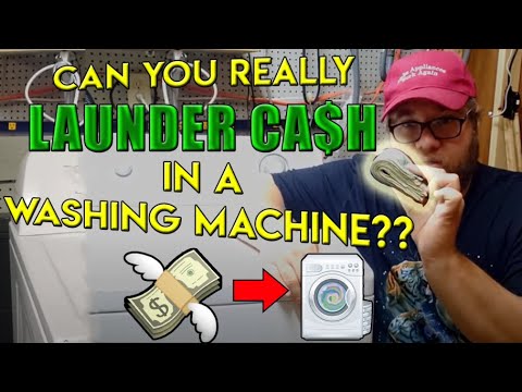 Can you really clean money in a washing machine?