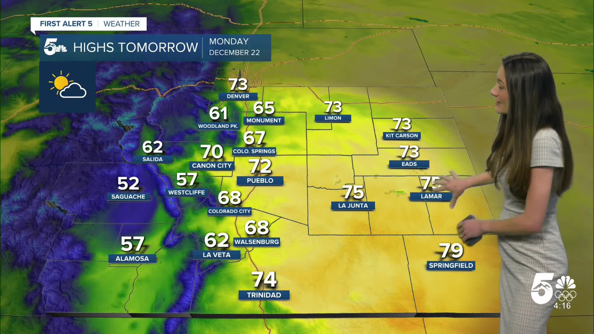 Record-breaking temperatures are possible again on Monday