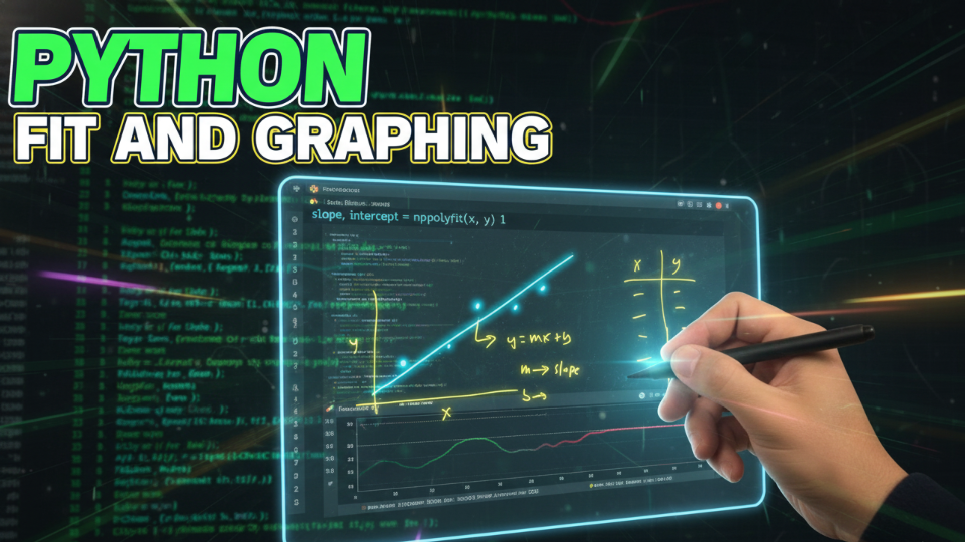 Mastering least squares fit and graphing in Python