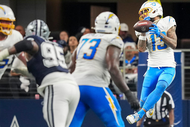 Cowboys WR George Pickens looked like his old self vs. Chargers, at ...