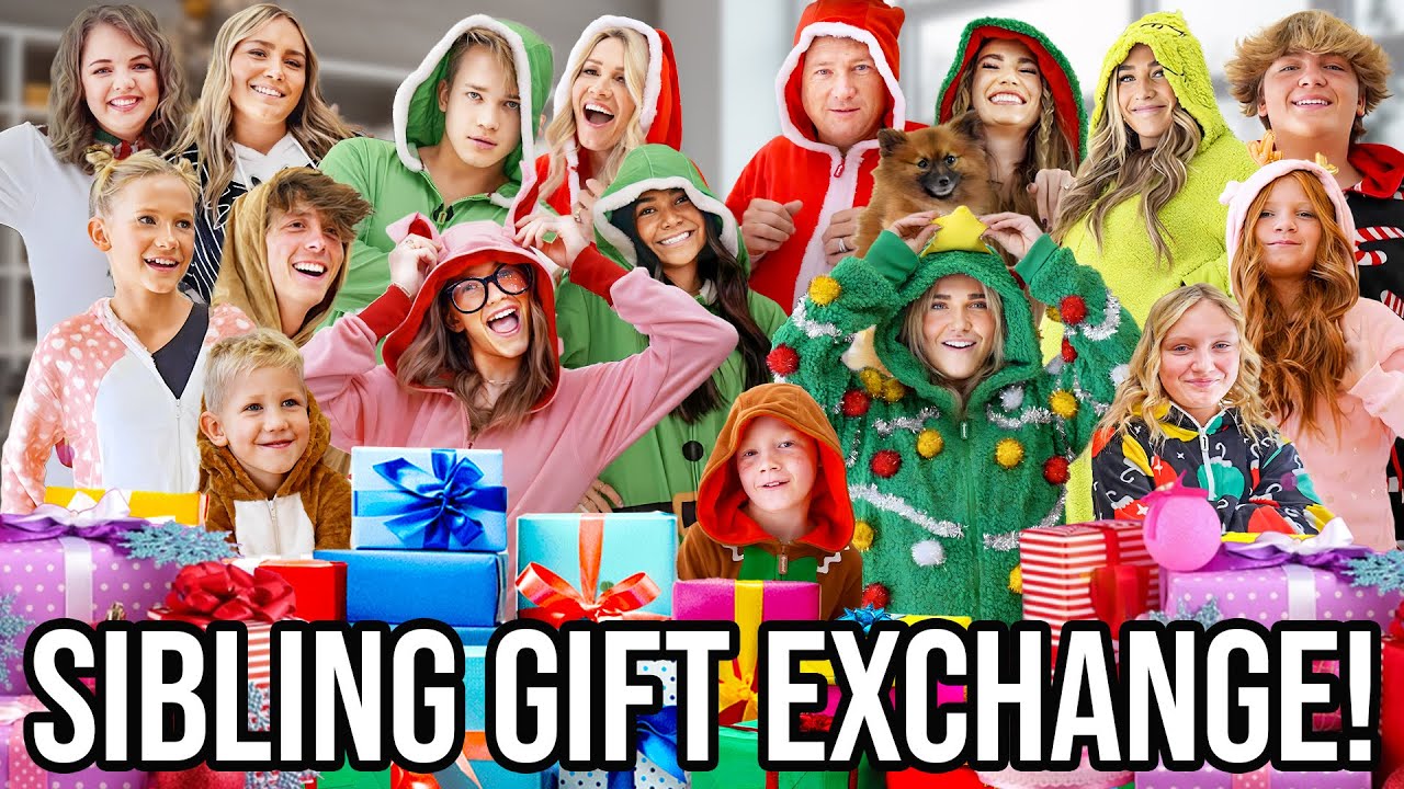 Watch 16 kids exchange gifts this Christmas!