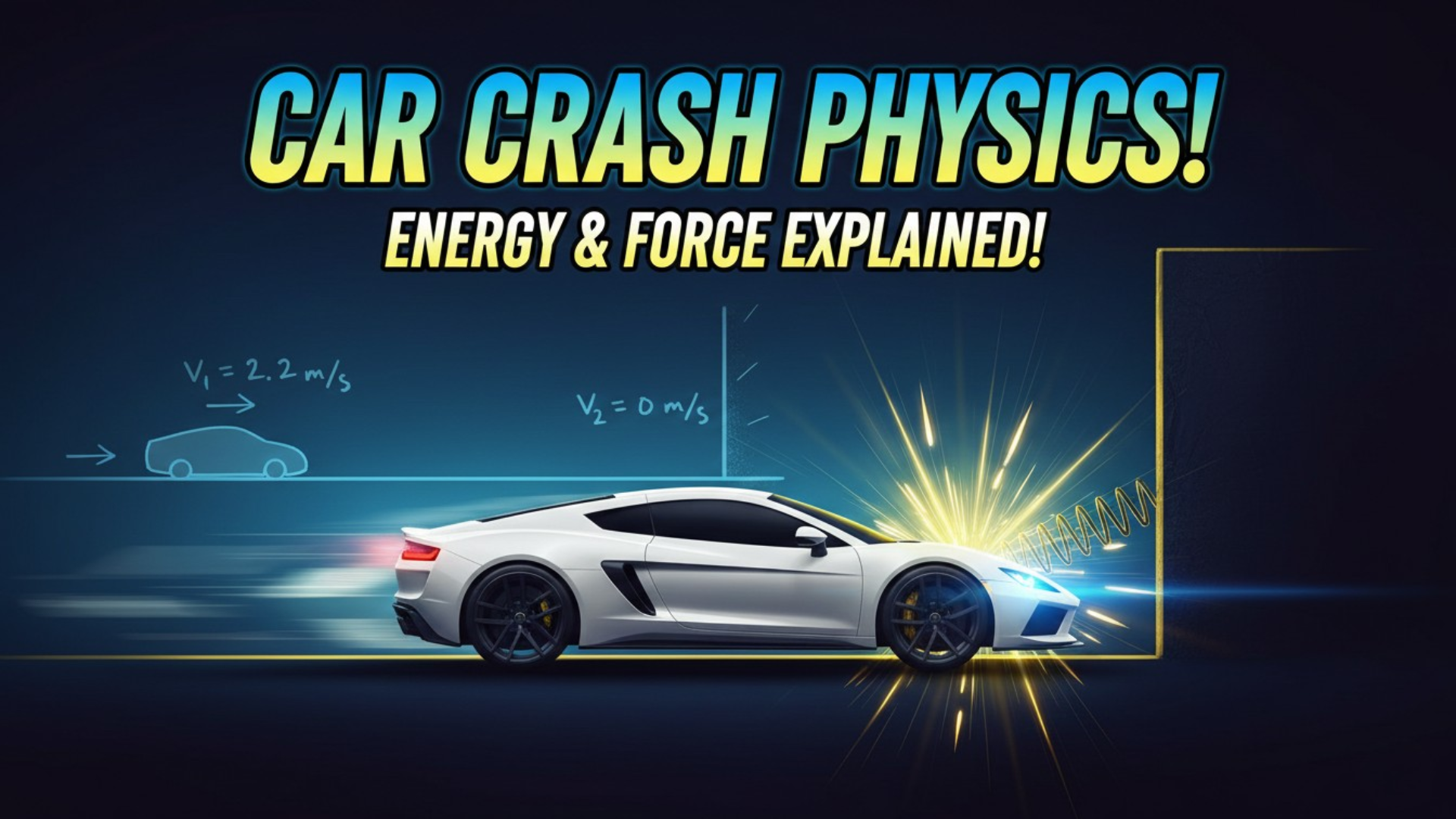 Car crashing into a spring: A physics breakdown