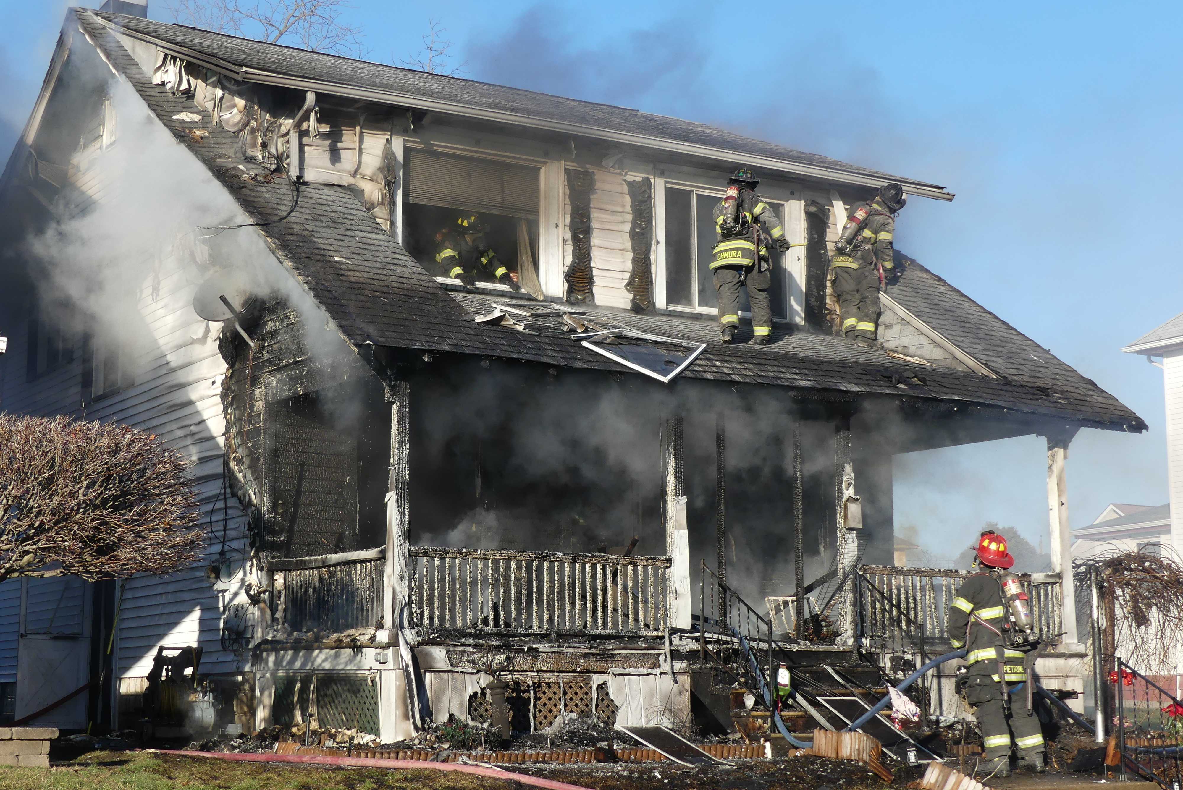 Home deemed a total loss after intense fire in Lawrence County