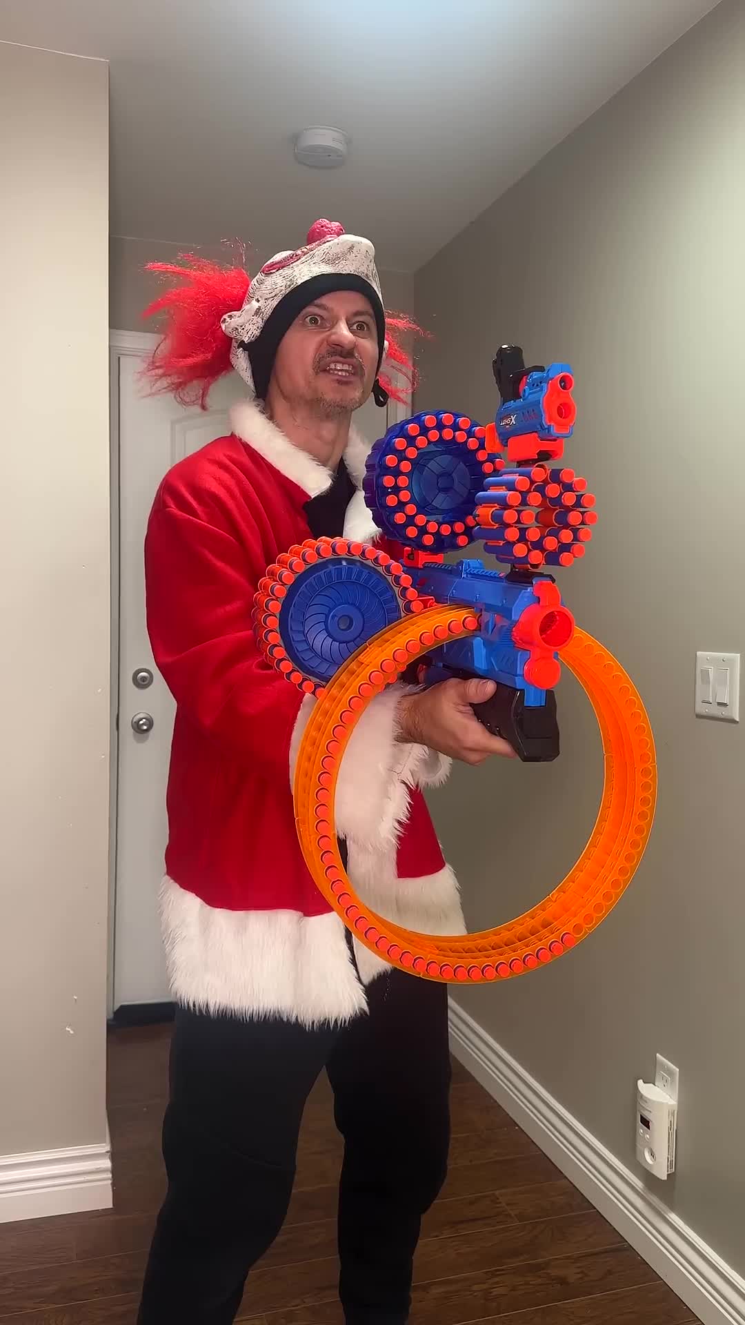 Nerf war clones: Clown Clause!