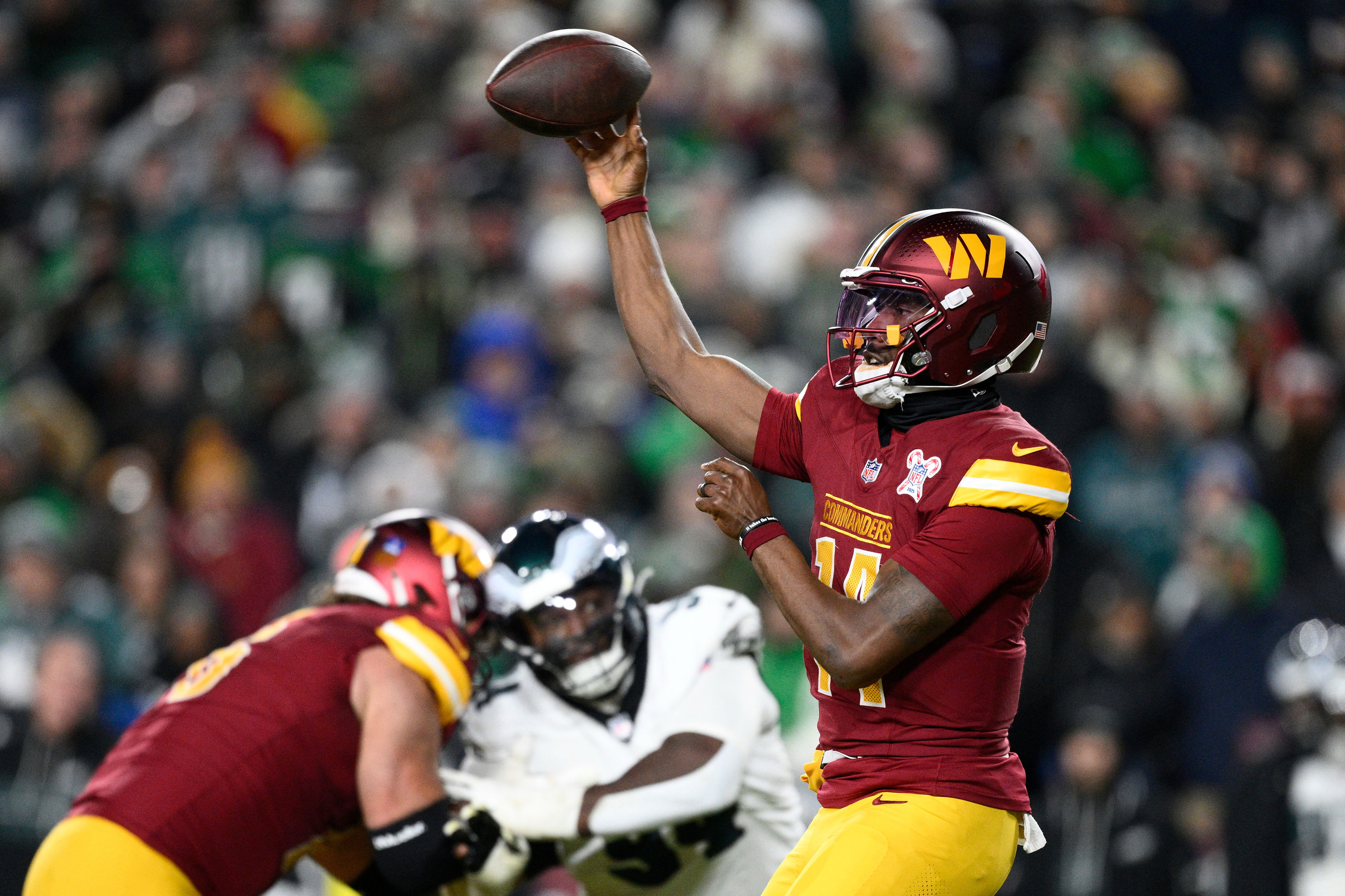 Can the Commanders evaluate for next year? Not if everyone’s injured.