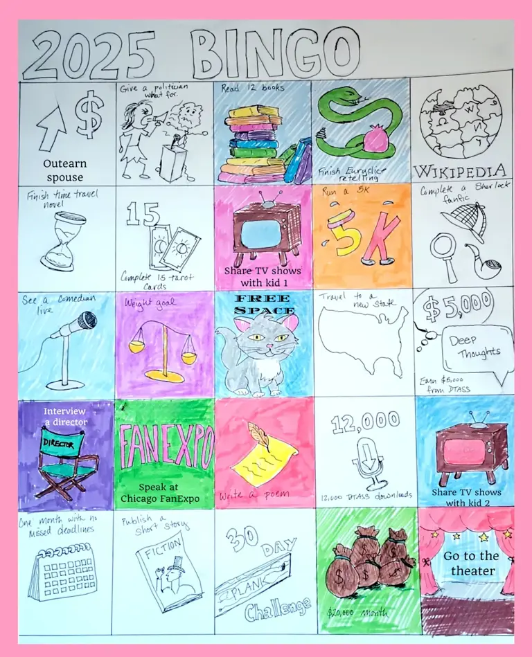 New Year’s resolutions don’t work: Try this bingo card instead