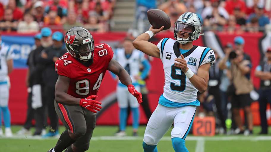 Buccaneers legend Lavonte David on what's different about Panthers QB ...